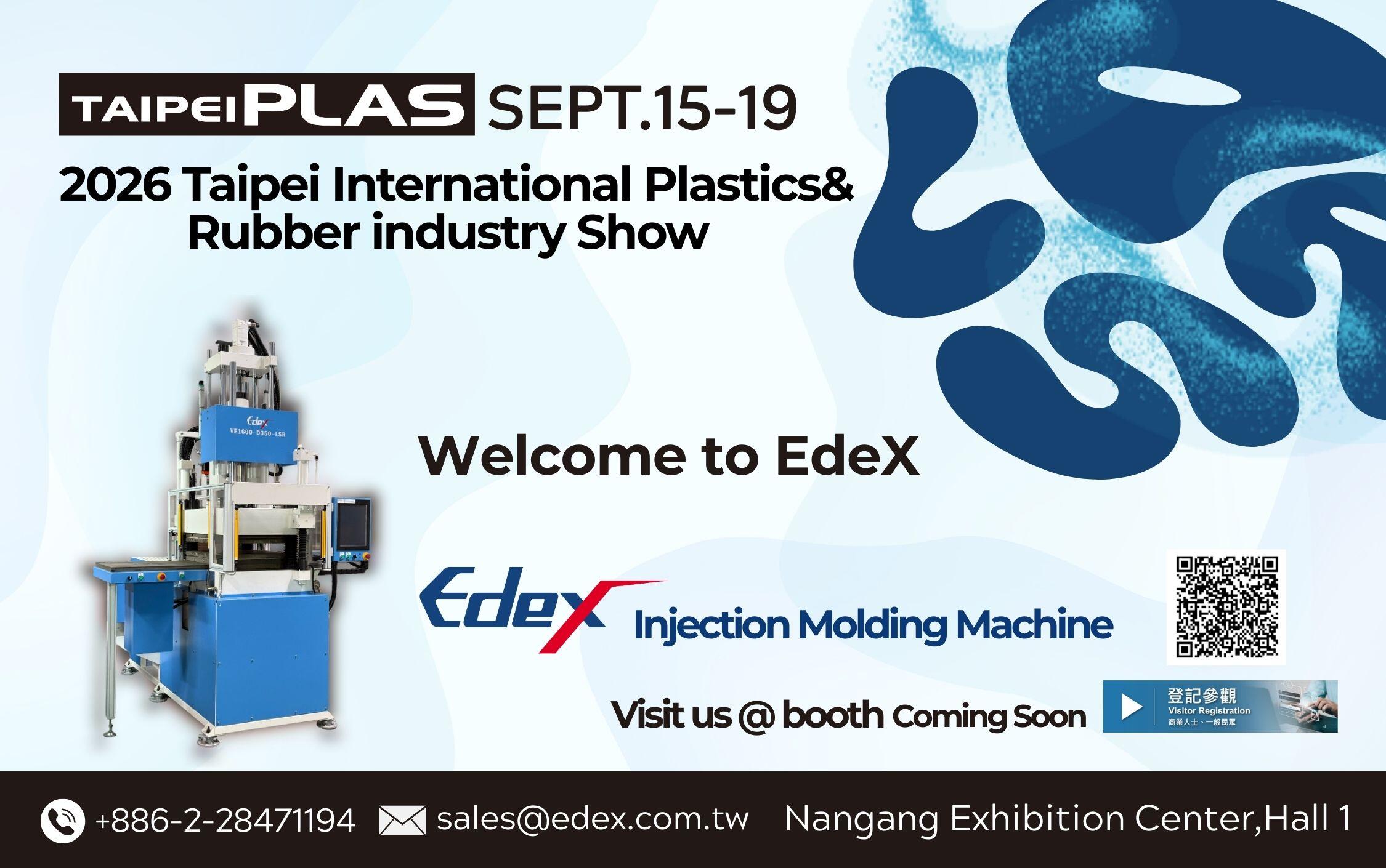 TaipeiPLAS 2026 | EdeX: Advanced Micro-Molding Vertical Injection ...